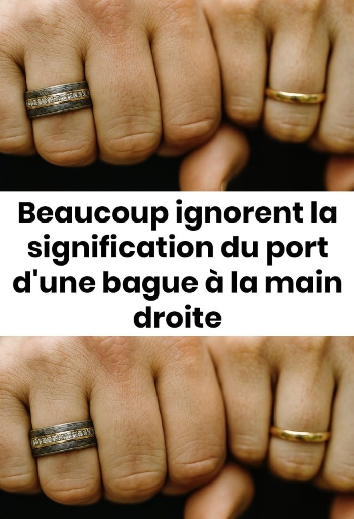 Décryptage des significations secrètes derrière le choix des bagues sur ...